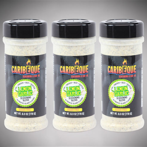 3-Pack Lemon Garlic Seasoning Blend – Caribeque Seasoning & Rub Co.